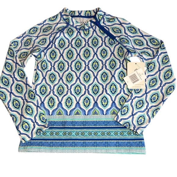 Cabana Life | Swim | New Cabana Life Swim Rash Guard Girls 6 Long ...